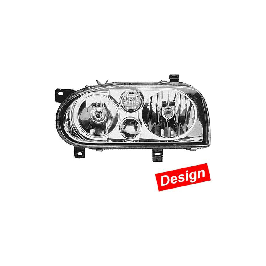 Hella 1DJ 008 187-011 Headlight For VW Golf – ML Performance