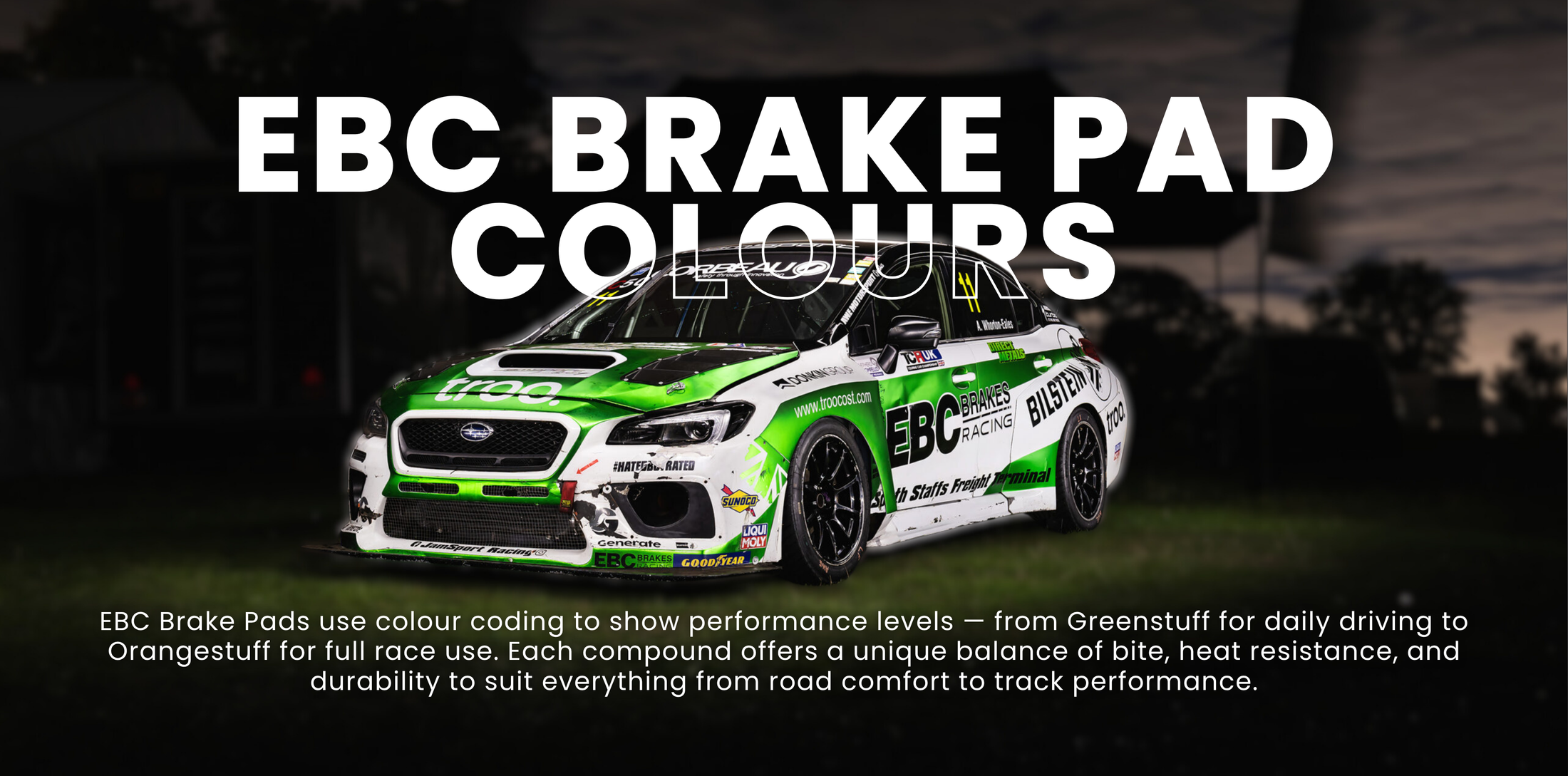 Colour-coded EBC Brake Pads - What do they Mean?