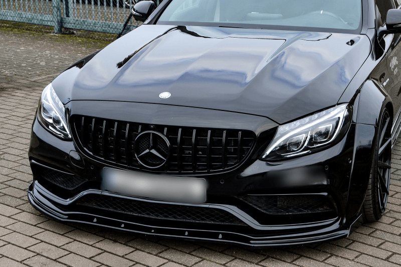 ProTuning Mercedes W205 C205 A205 C63 AMG Front Bumper Valance Wing Sp ...