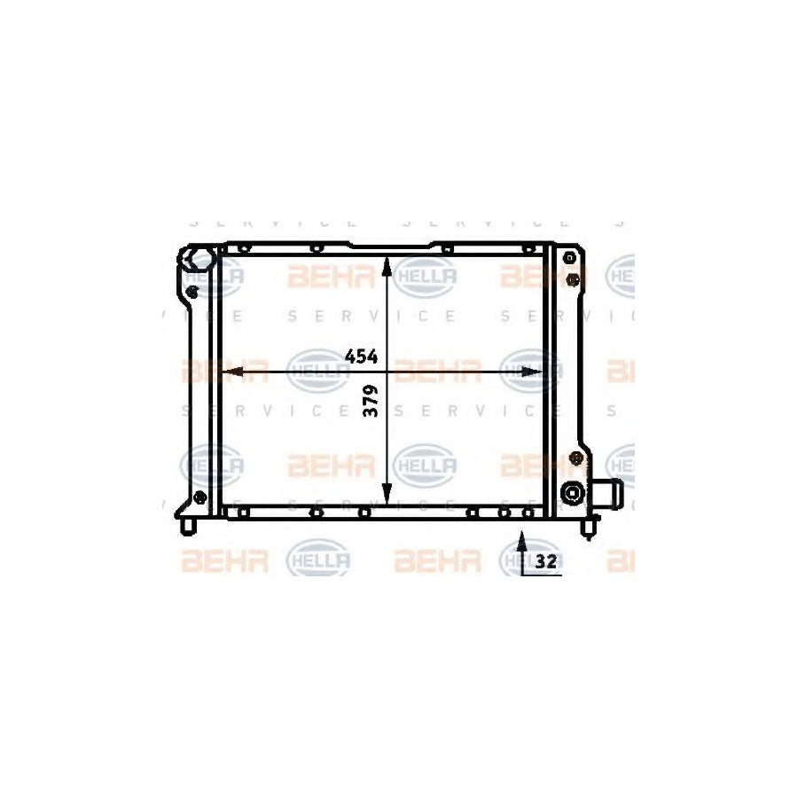 Hella 8MK 376 713-661 Engine Radiator – ML Performance
