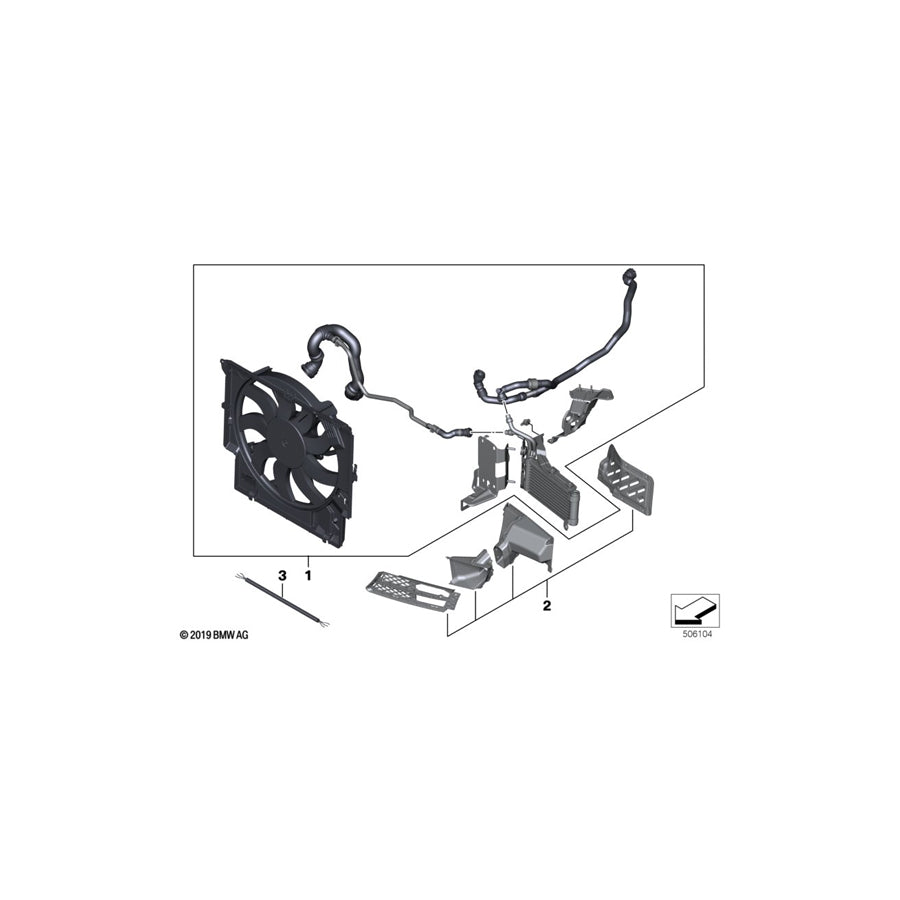 Genuine BMW 67618370818 E36 E46 E88 Rubber Mounting M6X10 (Inc. 318Ci ...