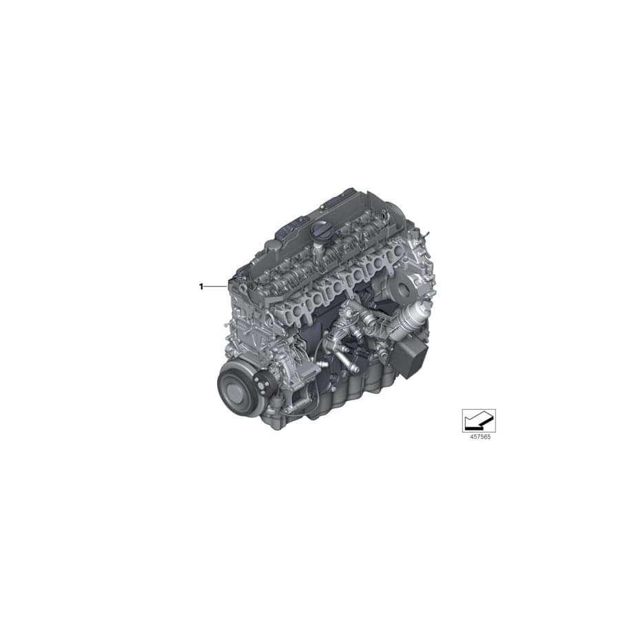 Genuine BMW 11002473252 G32 G21 G12 Exch. Short Engine B57D30A (Inc. 5 ...