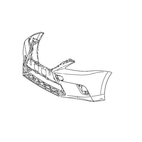 Genuine Lexus 52119-76942 CT Phase 1 Front Bumper (First Face Lift ...
