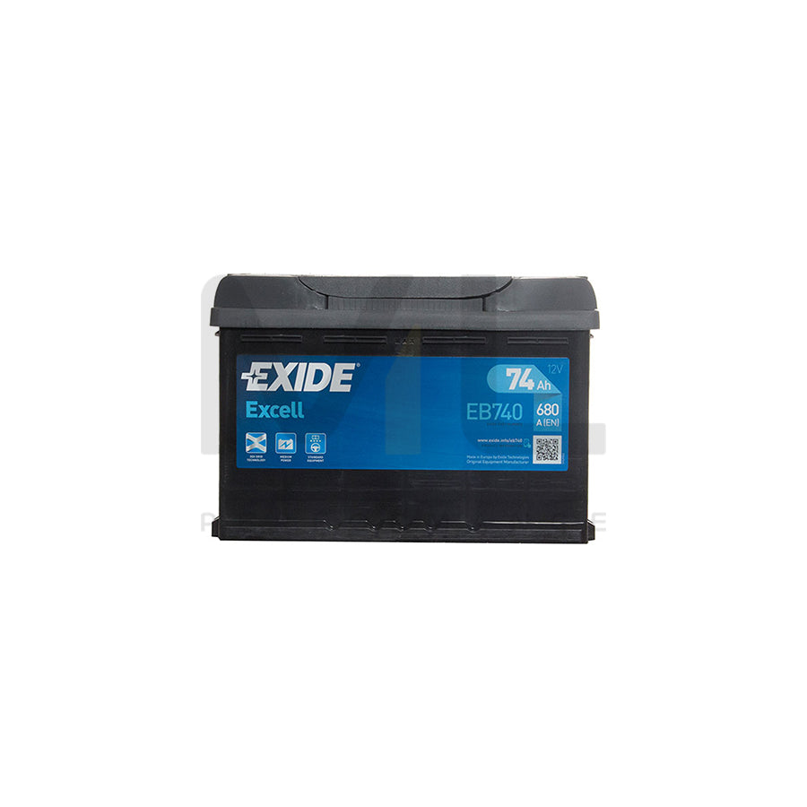 Exide EB740 096 / 067SE Excell Car Battery - 3 Year Guarantee – ML ...