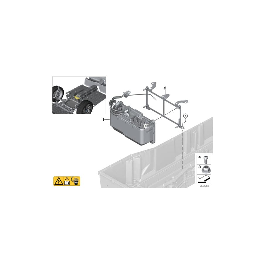 Genuine BMW 61278634209 Safety Box With Wiring Harness, Sealed (Inc. i8 ...