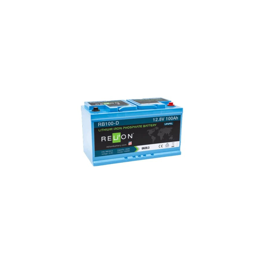 RELiON Lithium 12V 100Ah Leisure Battery LiFePO4 - REL-RB100-D – ML ...