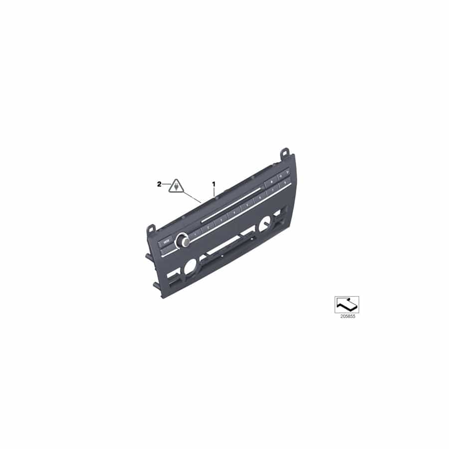 Genuine BMW 61319328414 F02 F01 Rep. Kit For Radio/Climate Cont. Panel ...