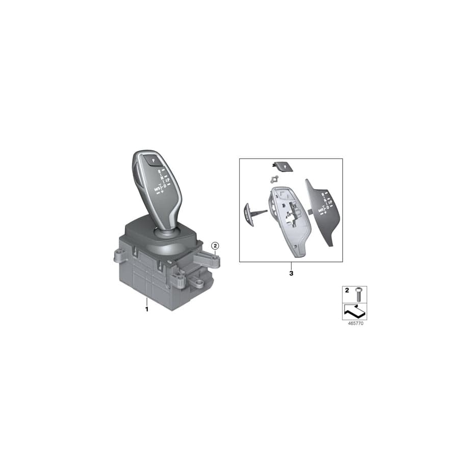 Genuine BMW 61319458755 G01 G02 Gear Selector Switch (Inc. X4 25dX & X ...