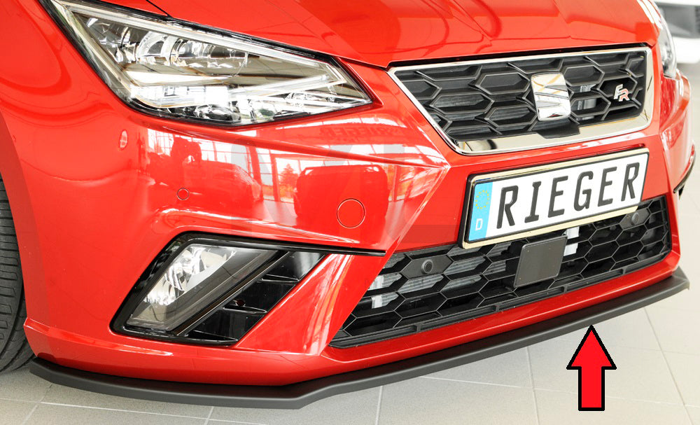Rieger 00027100 SEAT KJ Front Splitter (Ibiza FR & Ibiza) - Matte Blac ...