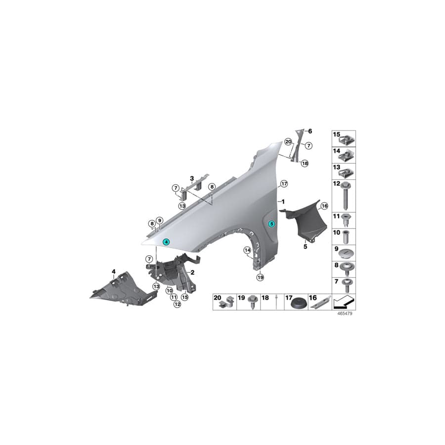 Genuine BMW 51657337094 F15 Reinforcement Right (Inc. X5) | ML ...