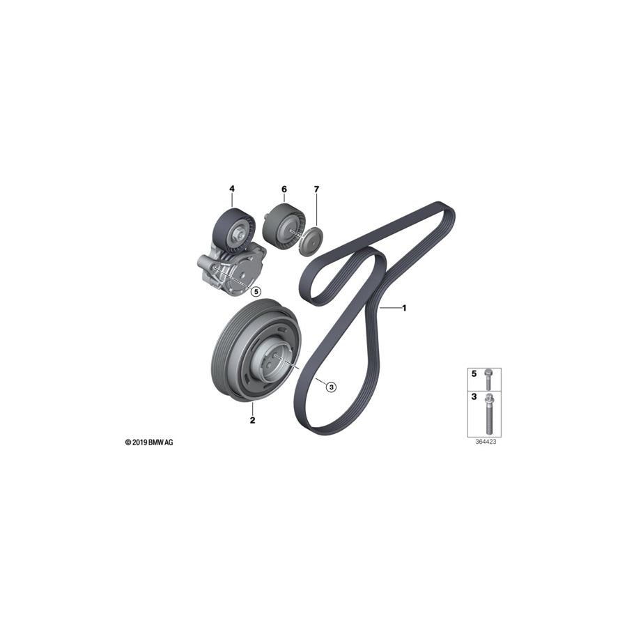 Genuine BMW 11237620547 F48 F39 Vibration Damper (Inc. X1 25dX & X2 ...