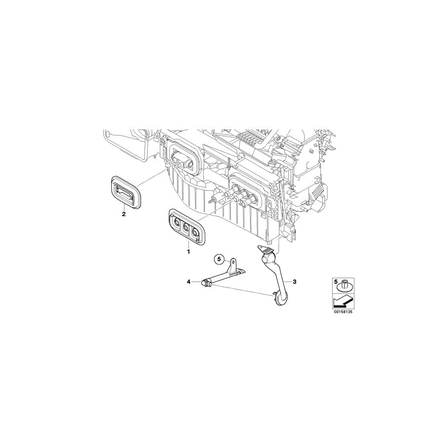 Genuine BMW 64119287273 E70 Acoustic Seal Expansion valve (Inc. X6 40iX ...