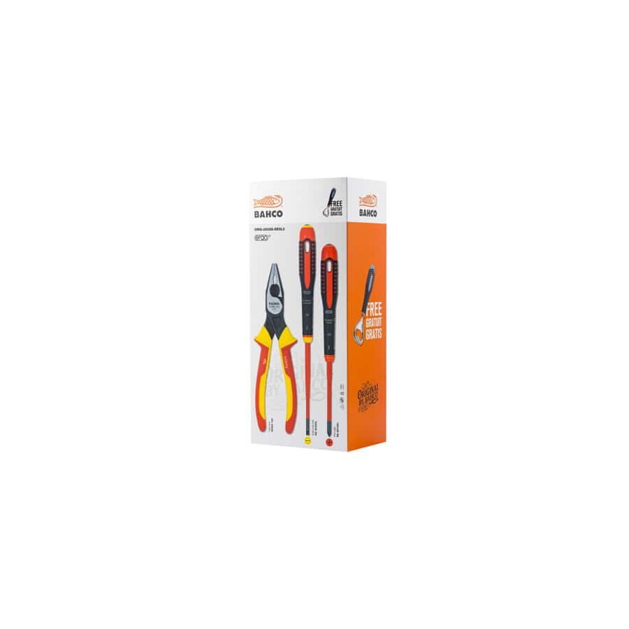 Bahco BAHVDESDPSET Original VDE Screwdriver & Plier Set – ML Performance