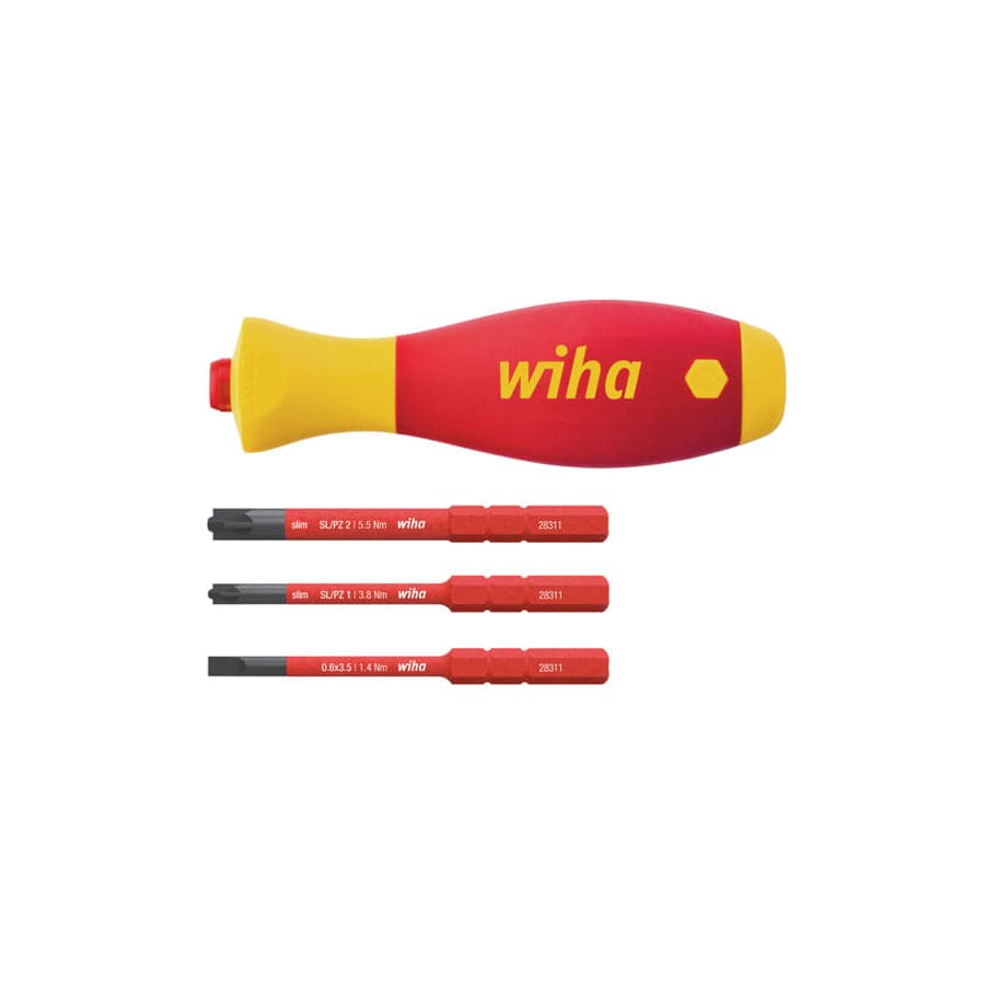 Wiha WHA43449 SoftFinish® electric slimVario Screwdriver Set, 4 Piece – ML Performance