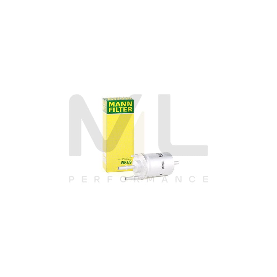 MANN-FILTER WK 69 Fuel filter In-Line Filter, with integrated pressure ...