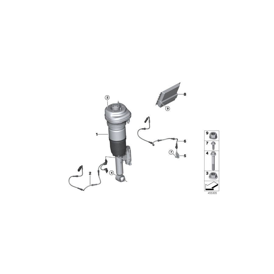 Genuine BMW 37106869076 G12 G11 Adapter Cable, Vdc, Right (Inc. 740LeX ...