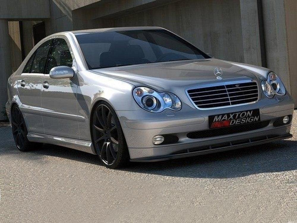 Maxton Design ME-C-203-FD1T Front Splitter Mercedes C-class W203 ...
