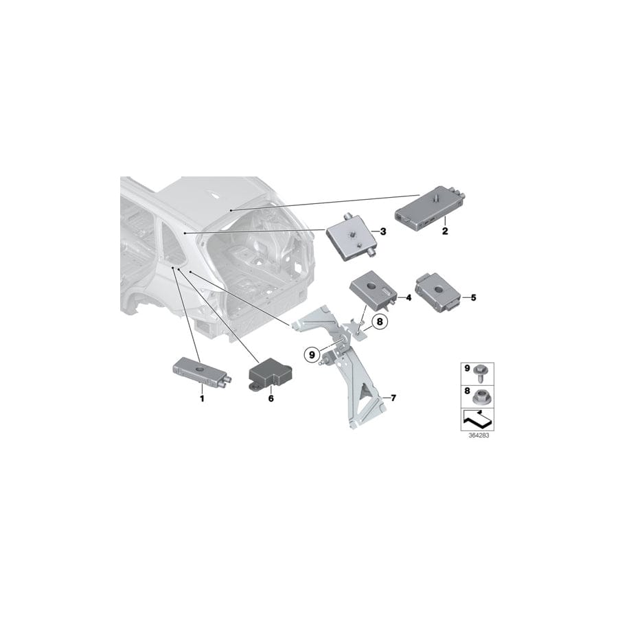 Genuine BMW 65209334692 F15 Antenna Amplifier Diversity (Inc. X5) – ML ...