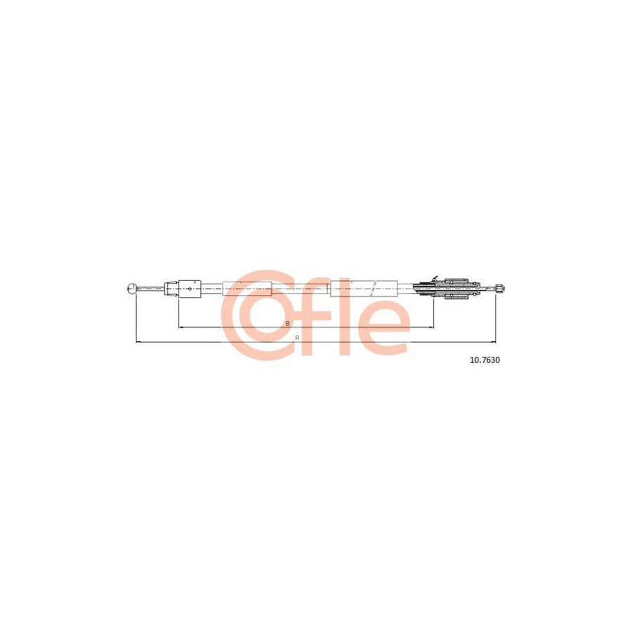 Cofle 10.7630 Hand Brake Cable – ML Performance