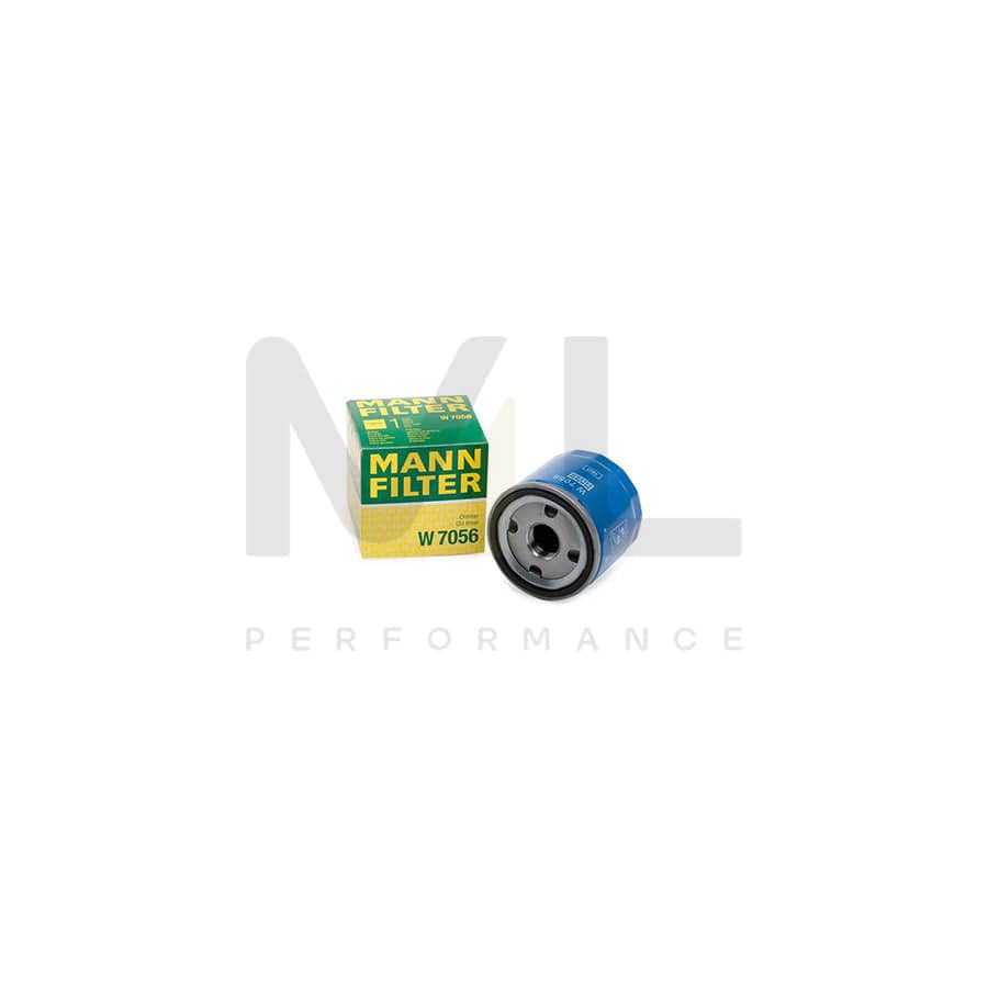 MANN-FILTER W 7056 Oil Filter Spin-on Filter, with one anti-return val ...