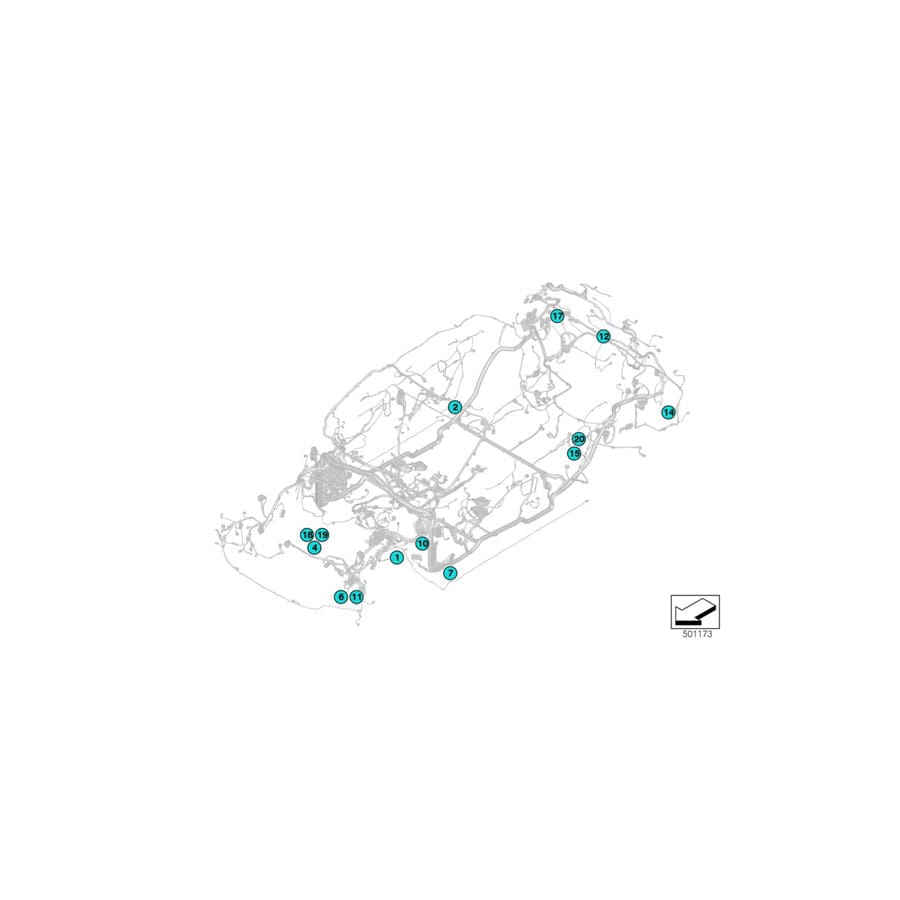Genuine BMW Mini 12527508152 G12 G11 Socket Housing (Inc. 730d, 725d ...