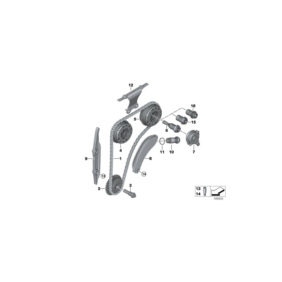 Genuine BMW 11319452398 F55 F56 Guide Rail (Inc. One & One First) – ML ...