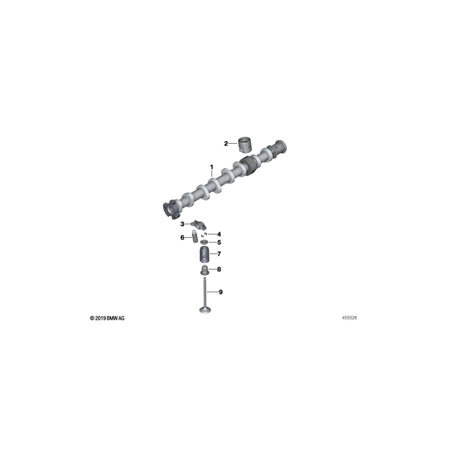 Genuine BMW 11318669192 F21 F32 F36 Camshaft Exhaust (Inc. 530e, 520i ...