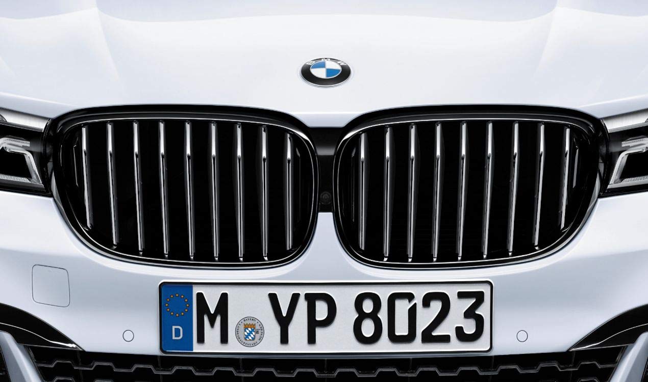 Genuine BMW M Performance G11 G12 Front High Gloss Black Grilles (Pair ...