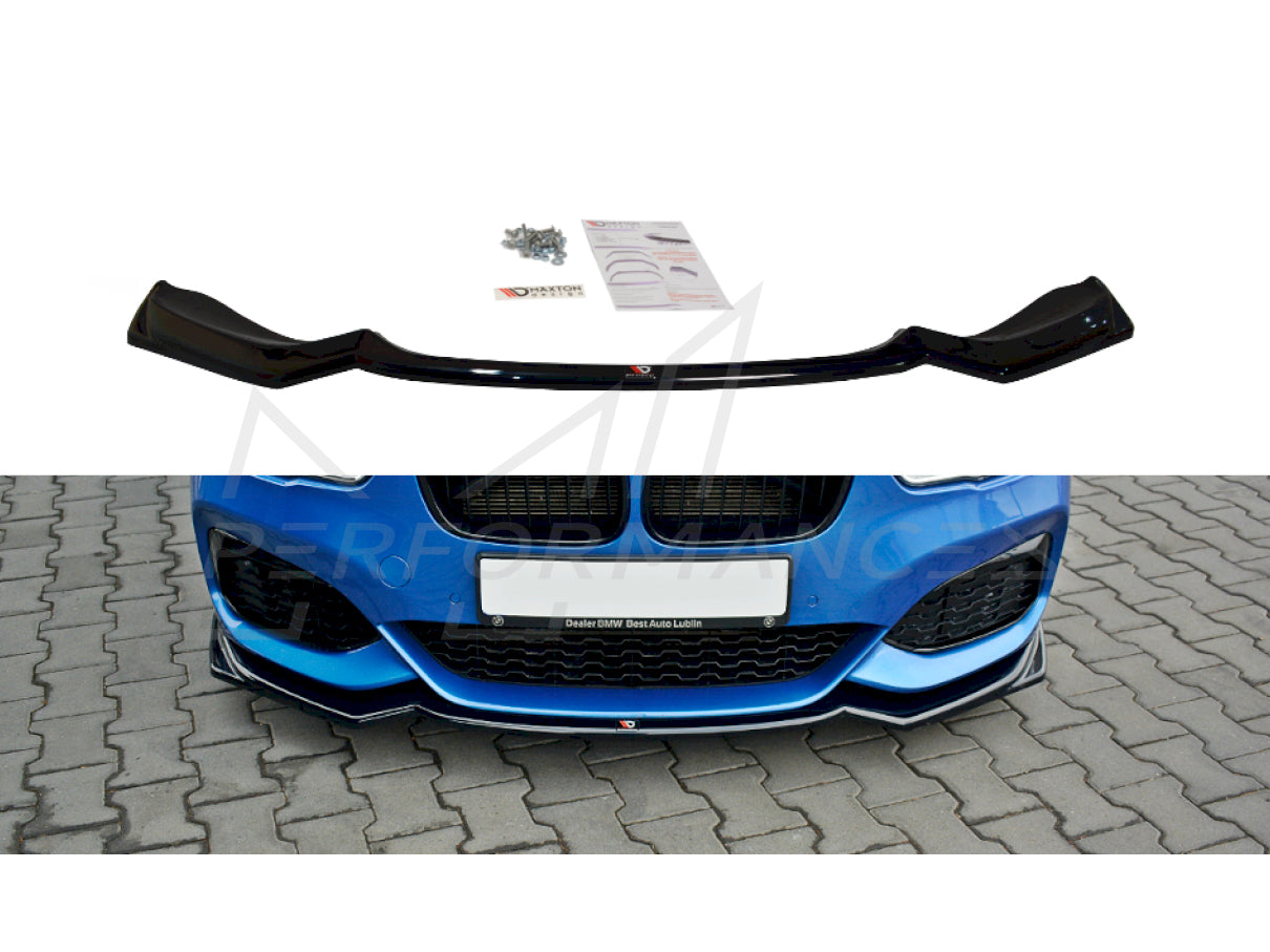 Maxton Design BMW F20 F21 LCI V.2 M-Power Front Splitter (M135i & M140 ...