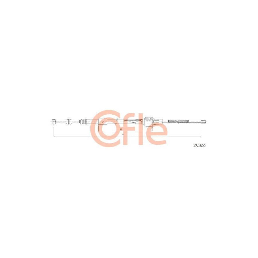 Cofle 17.1800 Hand Brake Cable – ML Performance